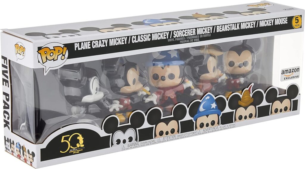 Disney Archives Mickey Mouse Pop Vinyl 5-Pack