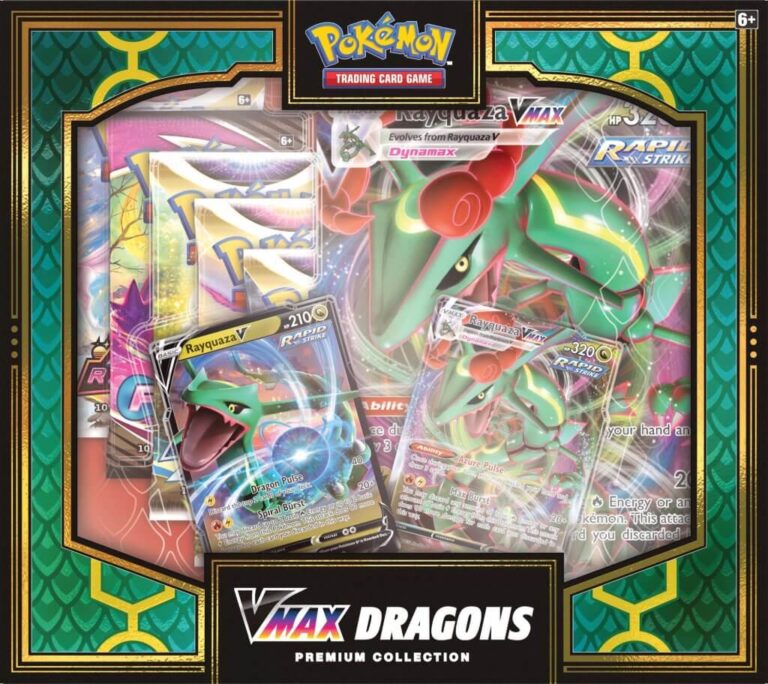 Pokemon TCG VMAX Double Dragon Premium Collection | Dark Wolf Collectibles