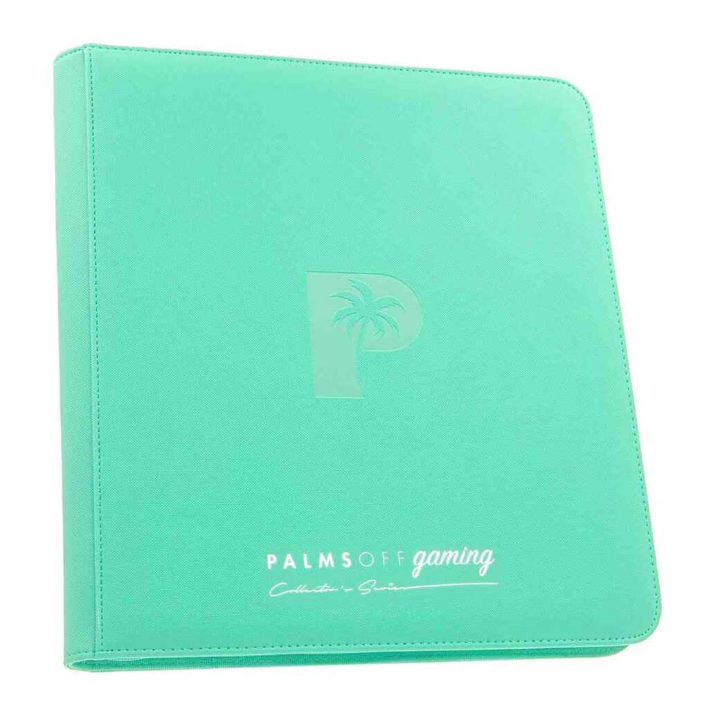 Collector's Series 12 Pocket Zip Trading Card Binder - Turquoise