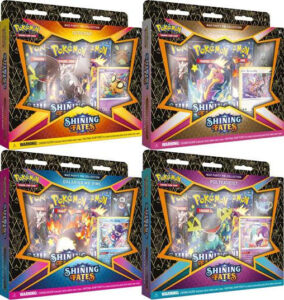 Pokemon - TCG - Shining Fates Mad Party Pin Collection | Dark Wolf ...